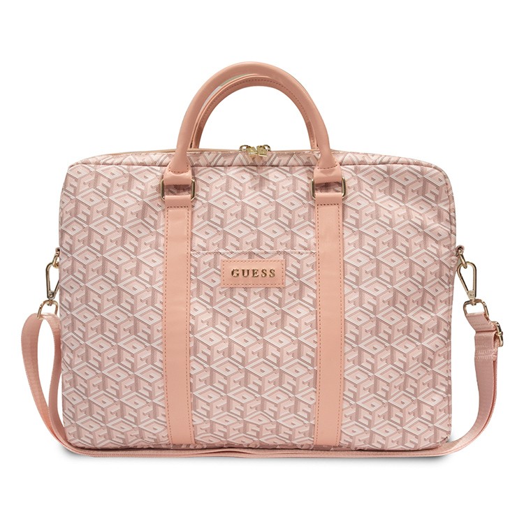 Сумка Guess G CUBE Bag для ноутбуков 15-16 дюймов, розовая — купить по ...